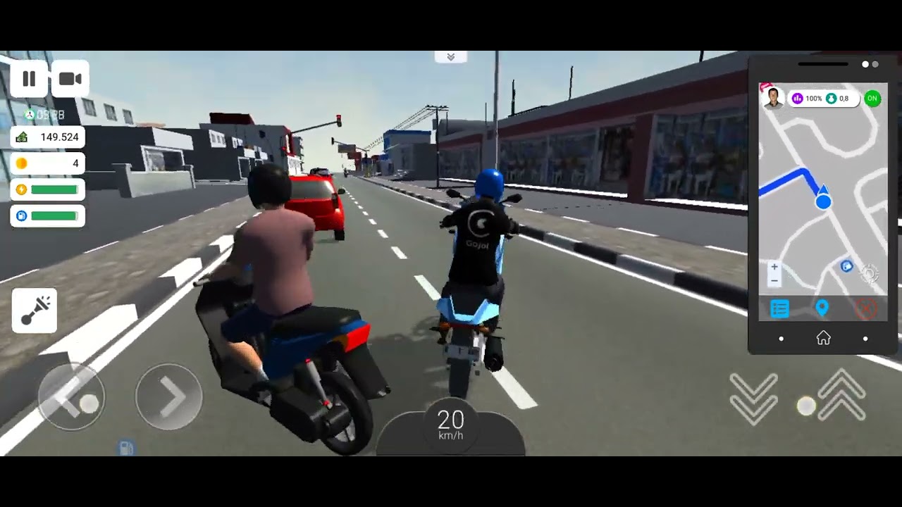[OJOL THE GAME] Cuci Motor Sebelum Ngojek - YouTube