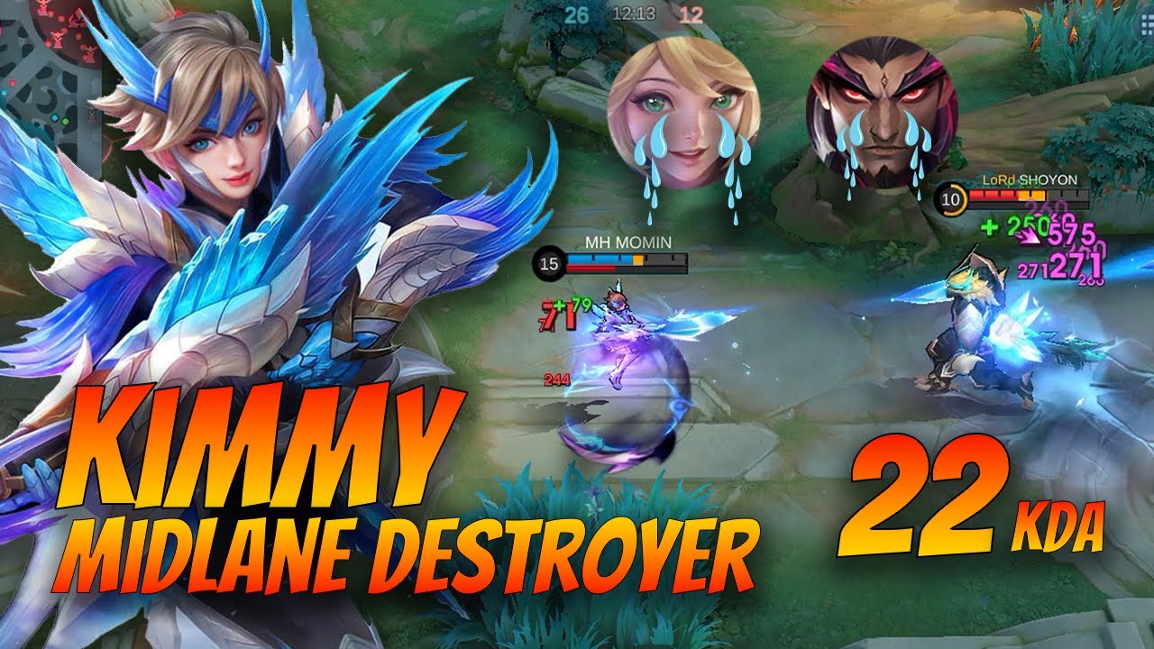 13 Kills!! Midlane Kimmy Is Insane!! - Build Top 1 Global Kimmy ~ MLBB ...
