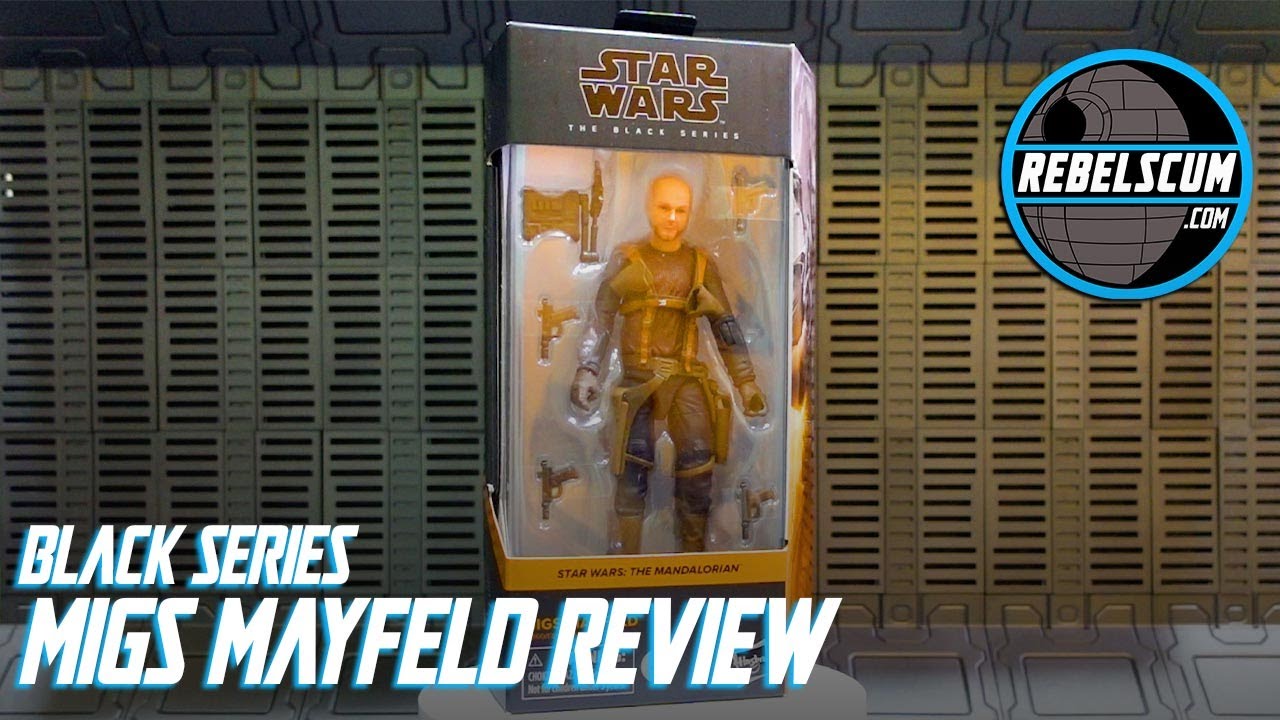 Star Wars Black Series Migs Mayfeld Figure 360 View - YouTube