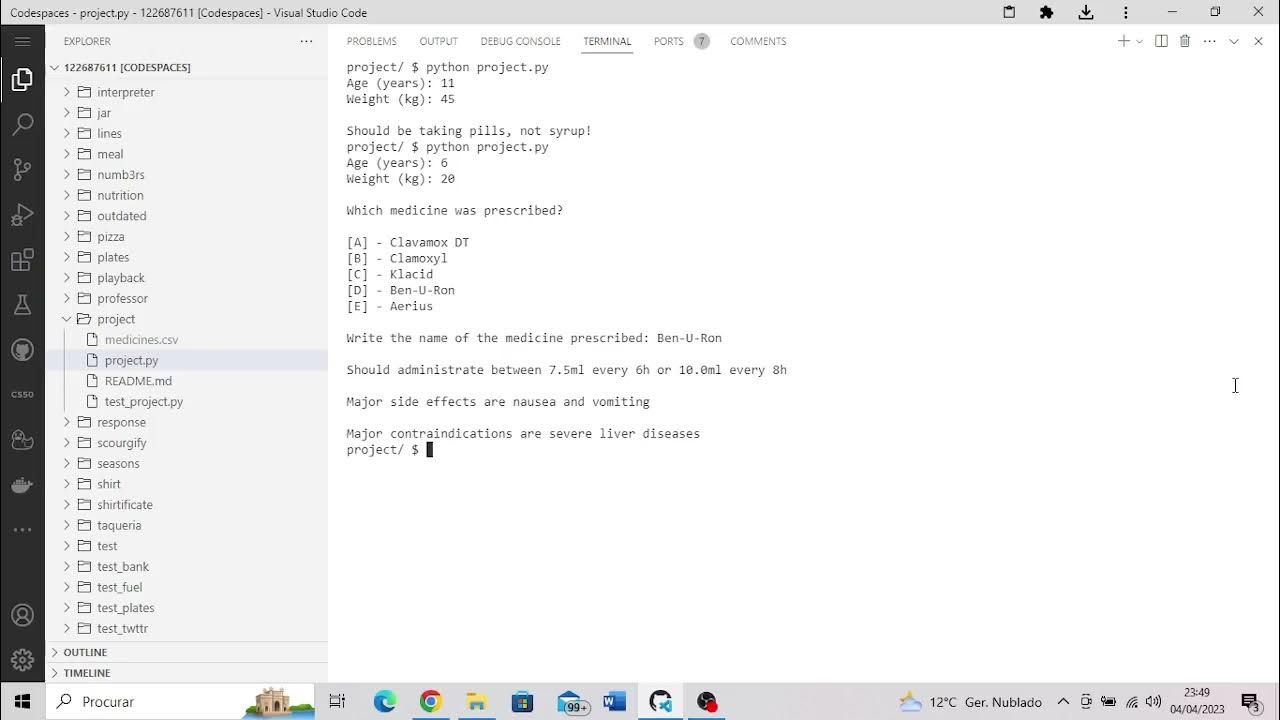 CS50P Final Project - Dosage Calculator - YouTube