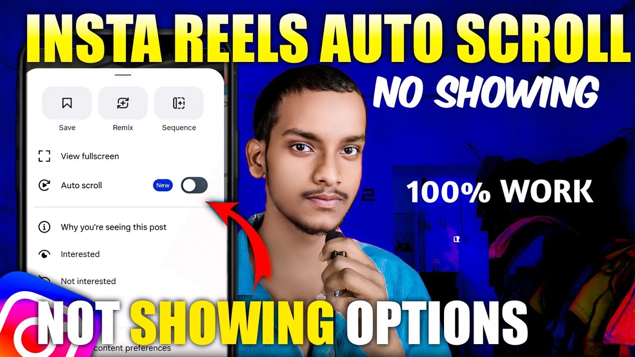 instagram auto scroll reels option not showing 2026 | auto scroll reels ...