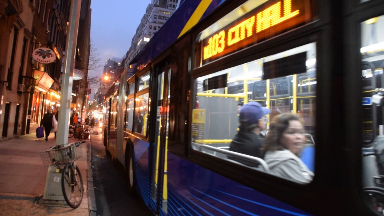 M103 City Hall: MTA New York City Bus 2017 New Flyer Xcelsior Artic ...