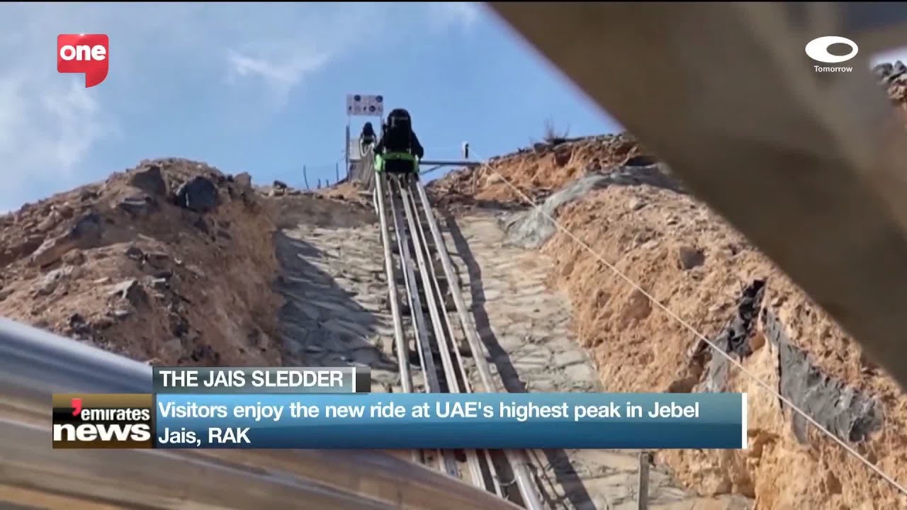 Al Jais Sled is the latest thrilling action for RAK visitors - YouTube