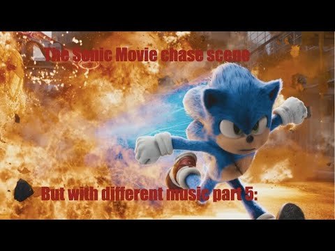 Sonic movie Chase scene with game music part 5: - YouTube