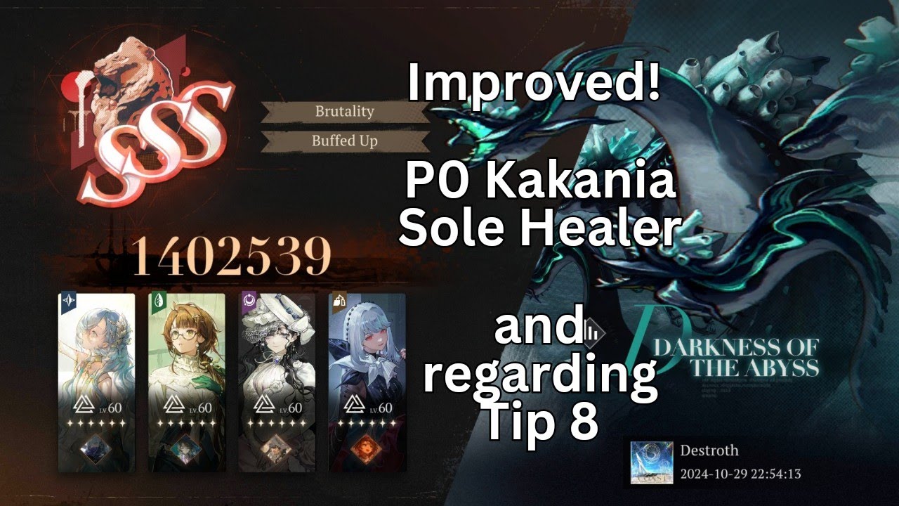 How to Optimize Kakania (Tip #8) P0 Kakania Sole Healer - Darkness of ...