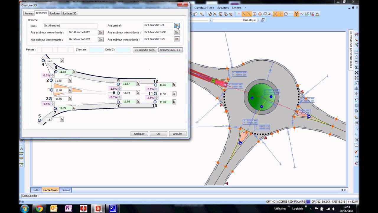 3D Roundabout design - YouTube