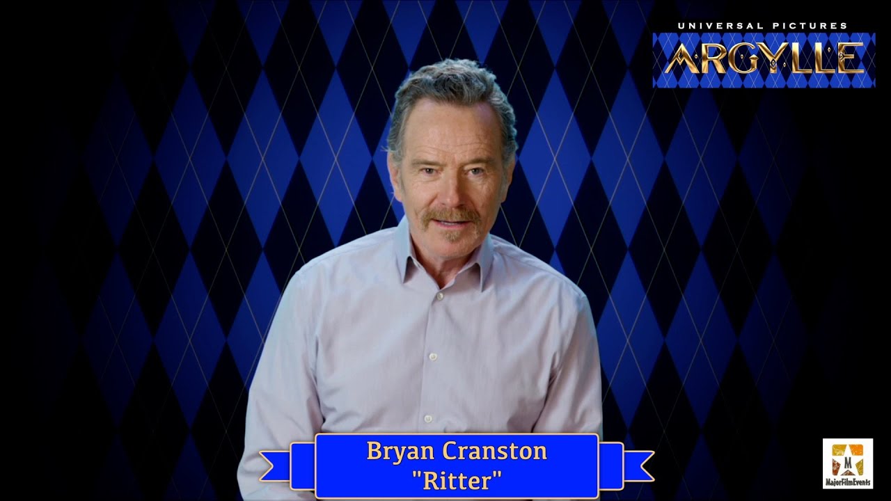 Argyle Interview with Bryan Cranston "Ritter" - YouTube