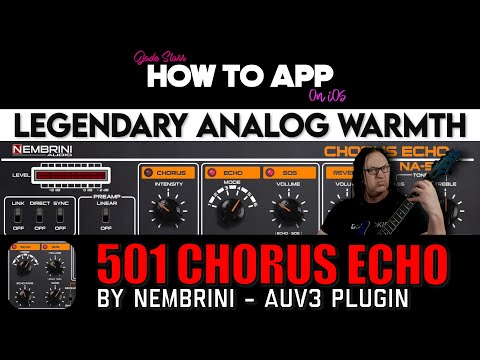 Legendary Analog Warmth with 501 Chorus Echo on iOS - How To App on iOS! - EP 1138 S12