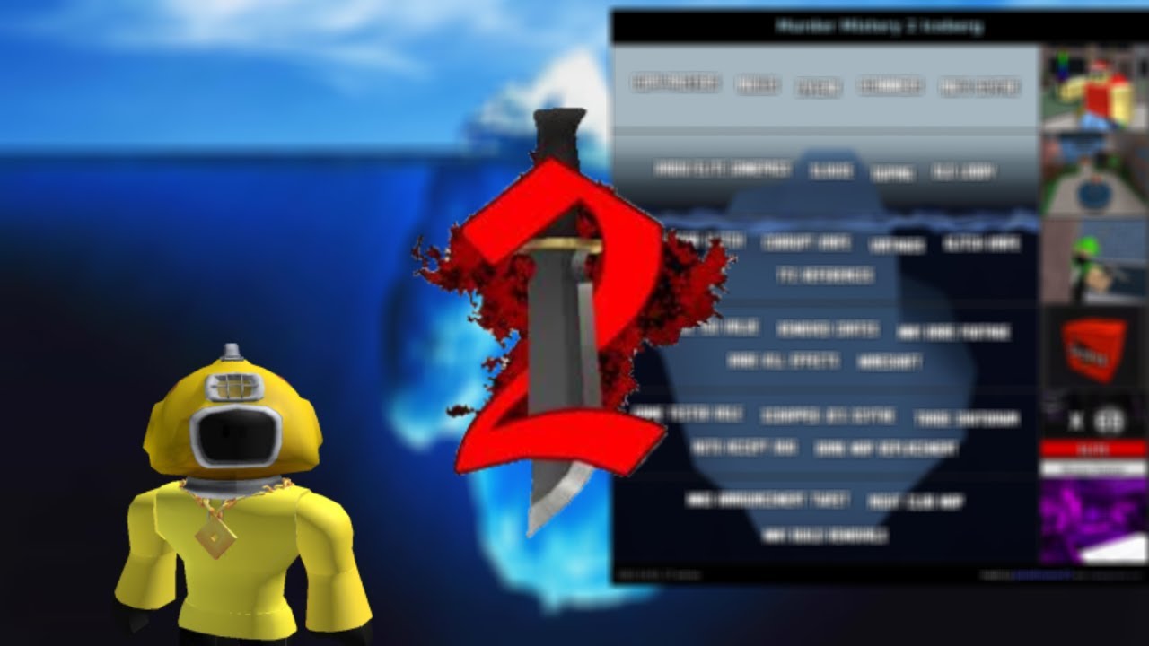The Roblox Murder Mystery 2 Iceberg: Explained - YouTube