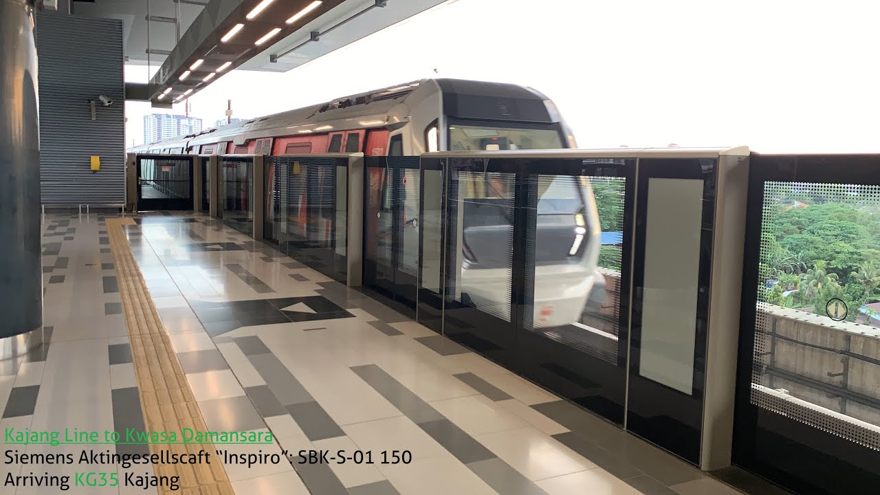 [Exits overrun] rapidKL MRT Kajang Line Arriving Kajang: Siemens ...