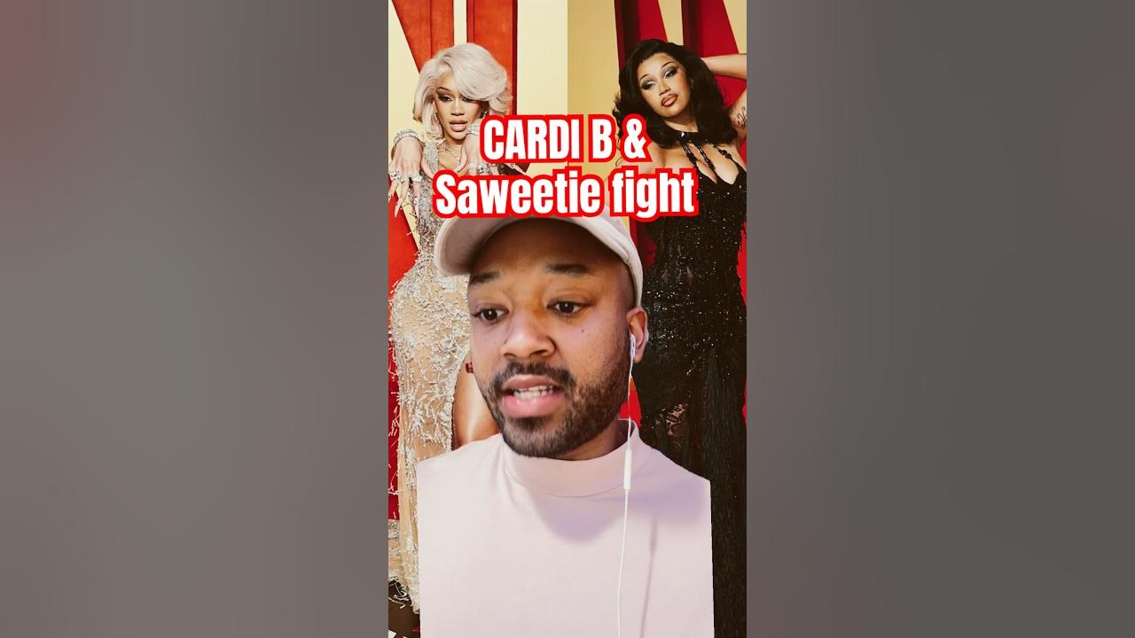 Cardi B fights Saweetie but why? #CardiB#Saweetie#shorts#shortvideo# ...