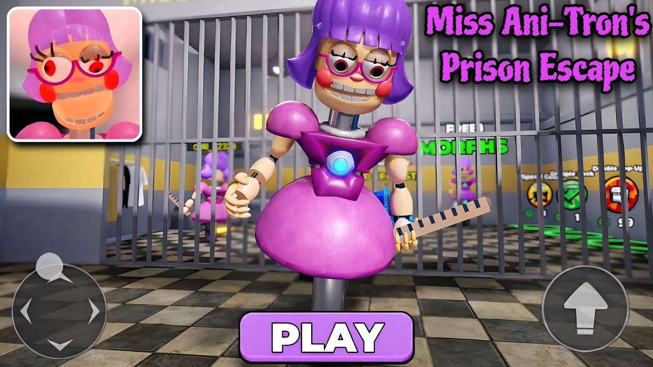 Escape Miss Ani-Tron's Prison Escape Roblox Gameplay walkthrough - YouTube