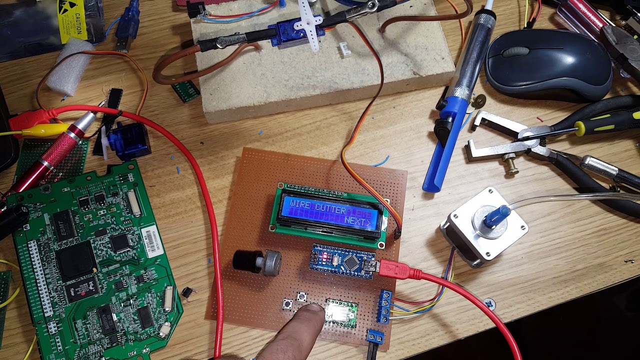 Automatic Cutting Machine With Arduino Nano Part 1 Youtube