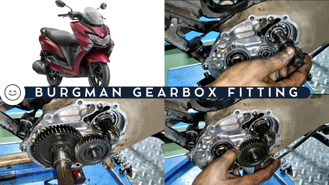 Burgman gearbox fitting & full details ||first on YouTube - YouTube