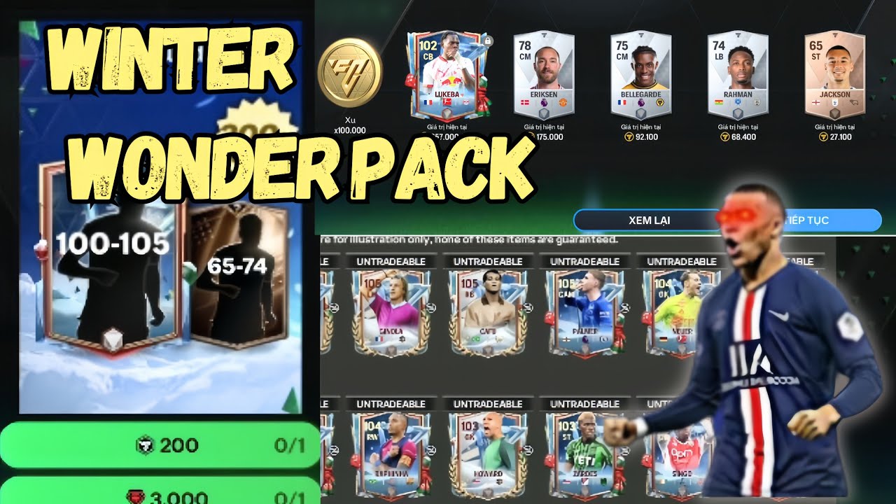 /Winter wonder!FC mobile Thursday New update Glitch pack opening ...