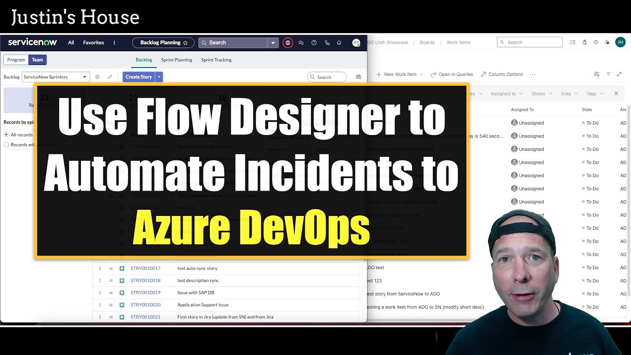 Automatically Send Incidents to Azure DevOps with Flow Designer - YouTube