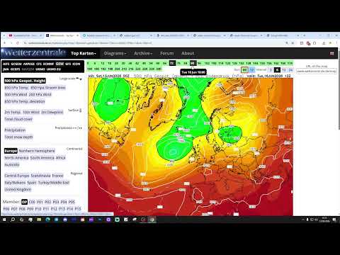 Zehn-Tage-Vorhersage: Heiße Luft versucht, aus dem Süden nach oben zu strömen – wird es ihr gelin...