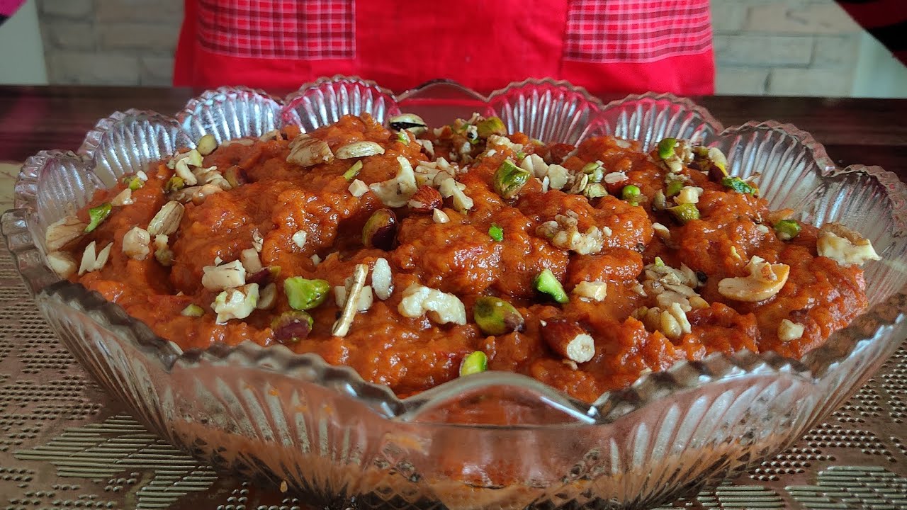 Carrot Halwa | Instant Gajar ka Halwa Recipe | Healthy Halwa with Nuts ...