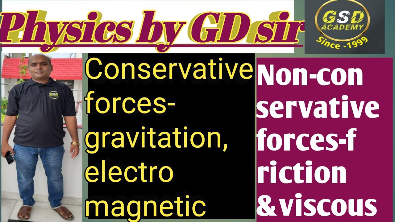 conservative and non conservative forces - YouTube