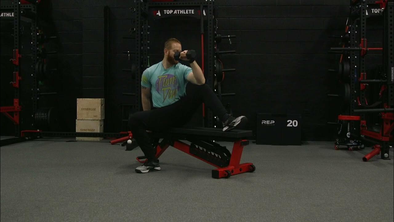 Seated Dumbbell External Rotation - YouTube
