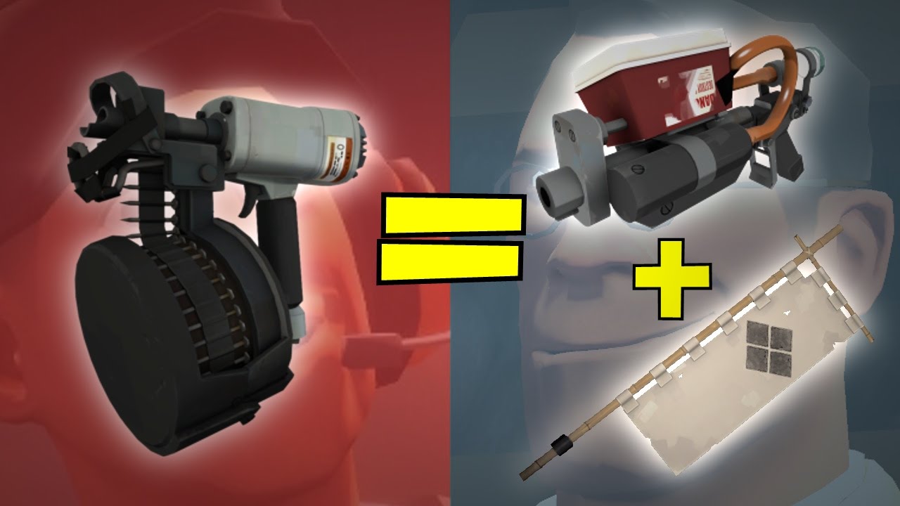 TF2 - Make your own budget beta Nailgun! For Medic? (MYM) - YouTube