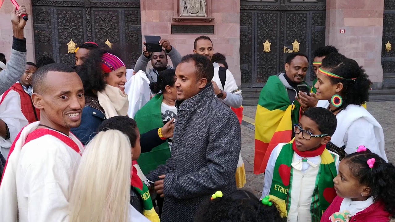 Welcome Ceremony for Dr. Dessalegn Chane in Frankfurt. - YouTube