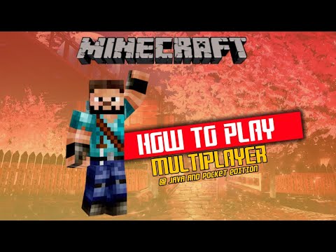 How To Play Multiplayer | Minecraft | On Both Pocket & Java edition ...
