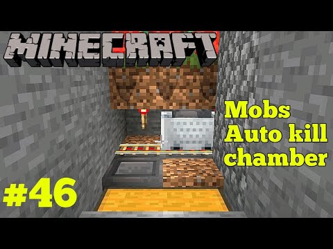 Mobs Auto Kill Chamber New Trick || Minecraft Survival Hindi Gameplay ...
