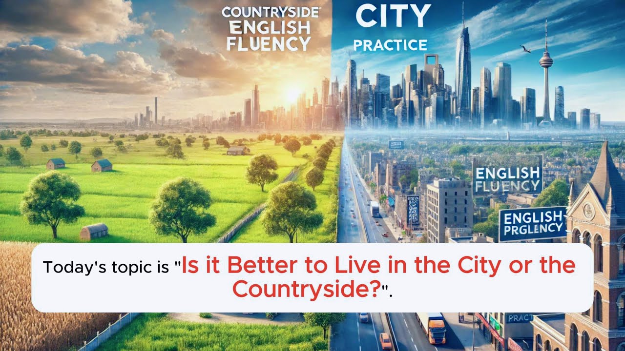 learn English through daily conversation | English speaking practice | City or Countryside - YouTube