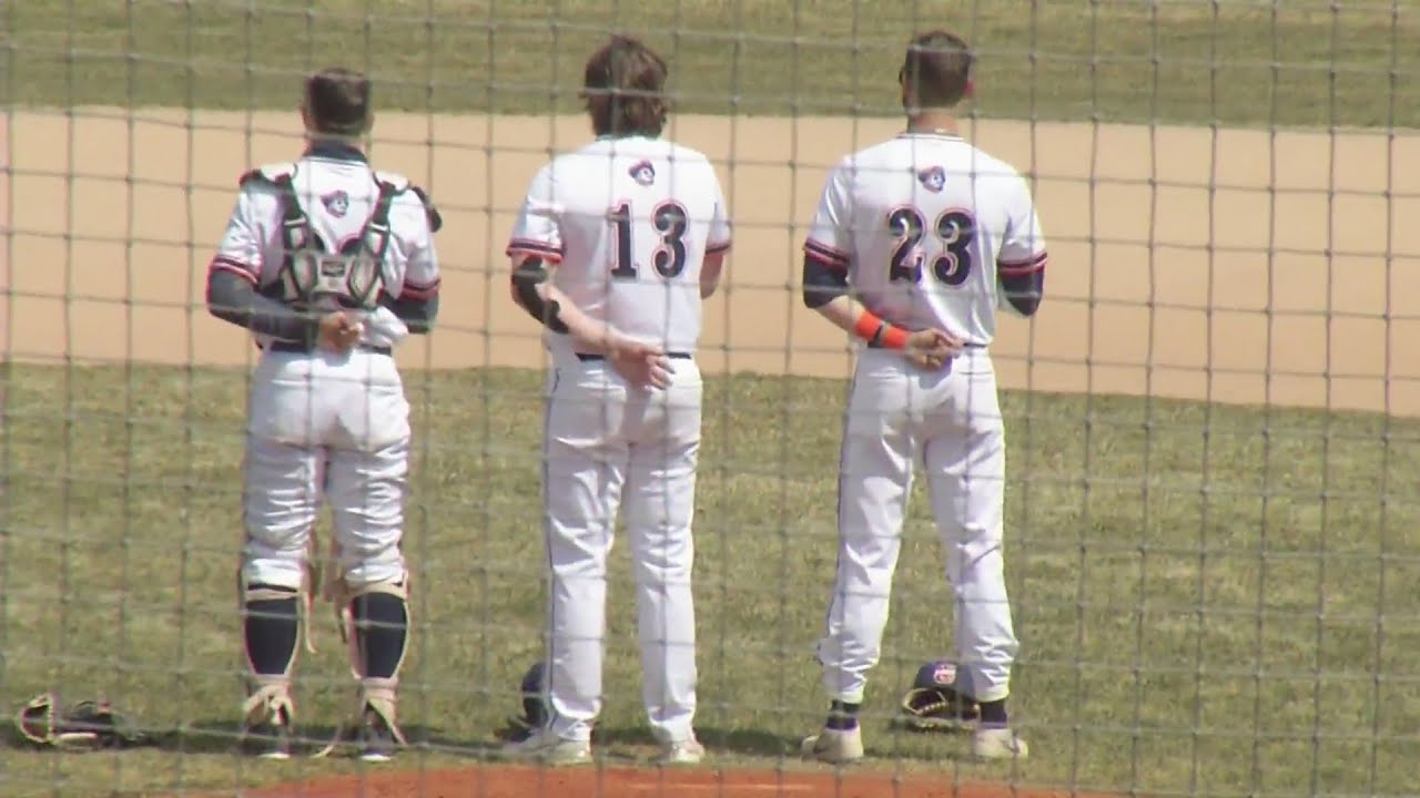 UMary baseball splits series with Minnesota Duluth - YouTube