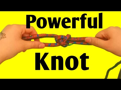 Powerful knot, Rope connection knot , Knotting method #rope - YouTube