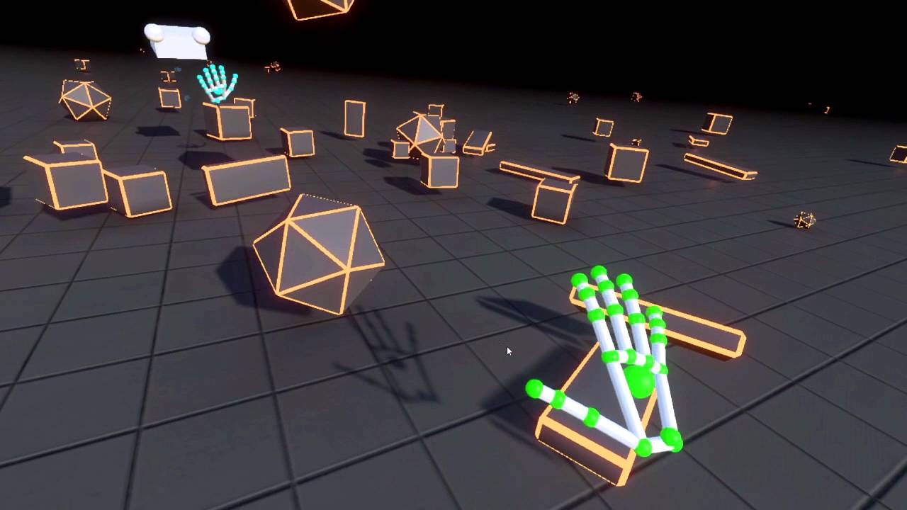Leap Motion Blocks Game - YouTube