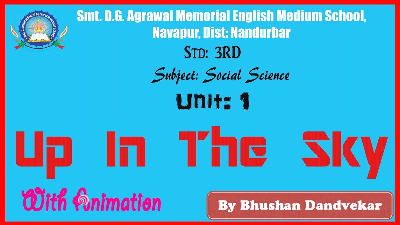 Up In The Sky std 3rd (Social Science) CBSE Part 3 - YouTube