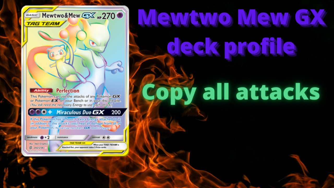 Mewtwo Mew Deck showcase! - YouTube