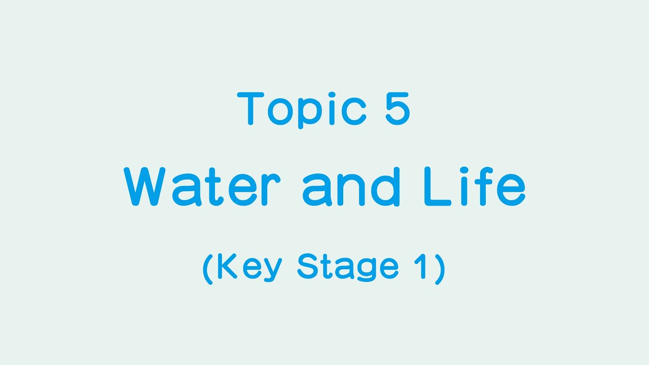 Teaching Video: Topic 5 - Water and Life (KS1) - YouTube