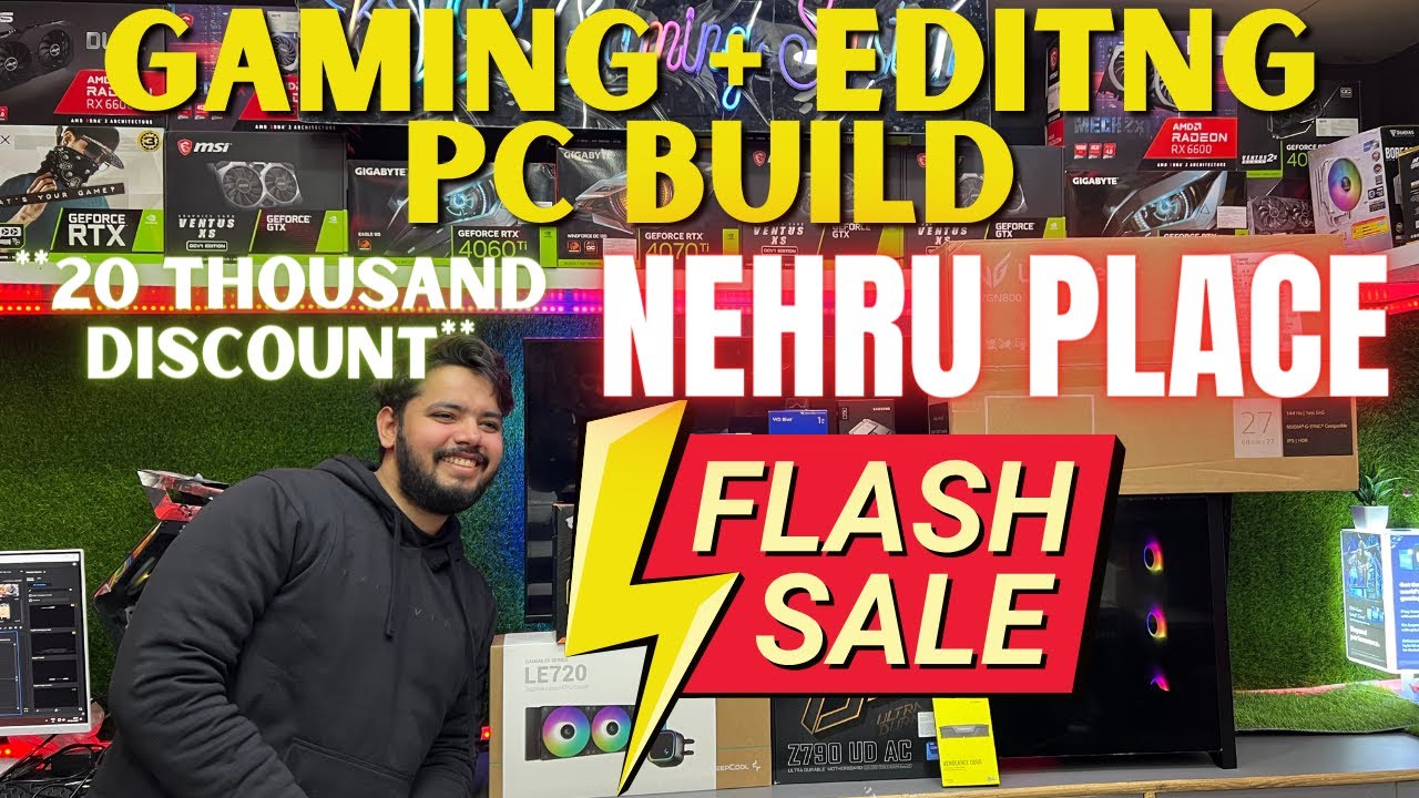 BEST GAMING PC BUILD IN NEHRU PLACE IN JUST 200K ONLY - YouTube