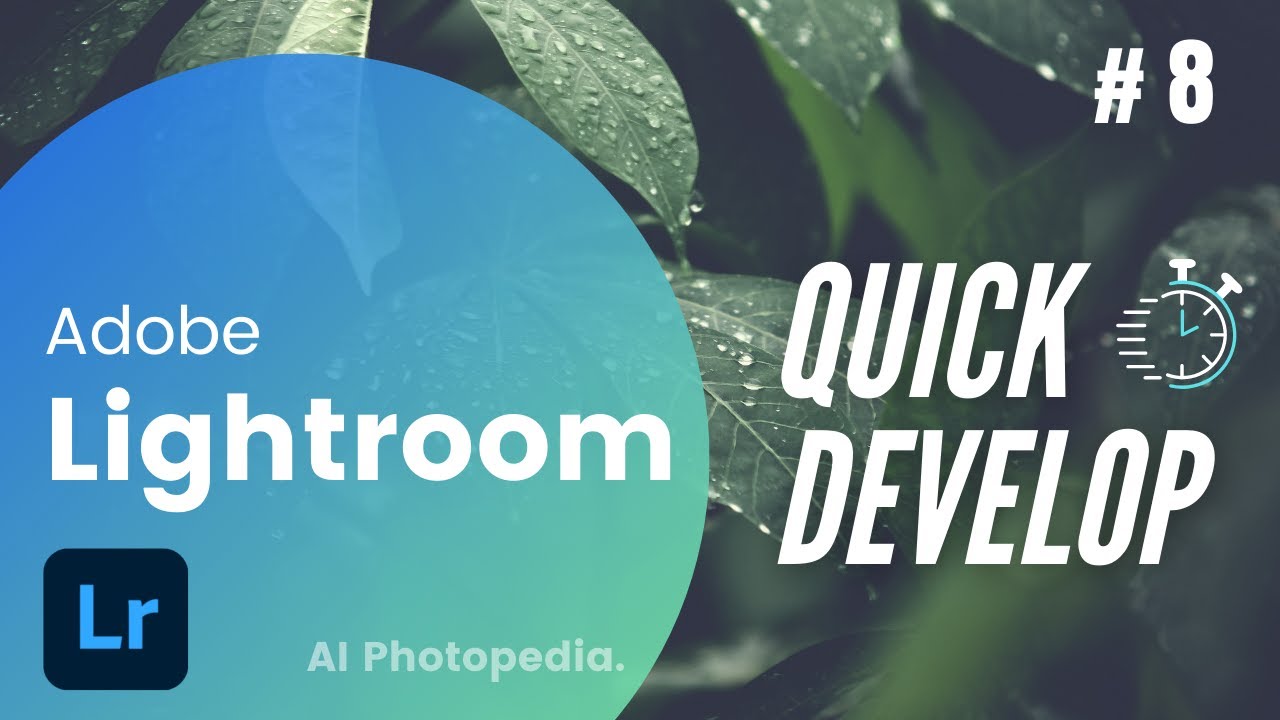 Edit Photos with Lightroom Quick Develop | සිංහලෙන් Lightroom සරලව ...