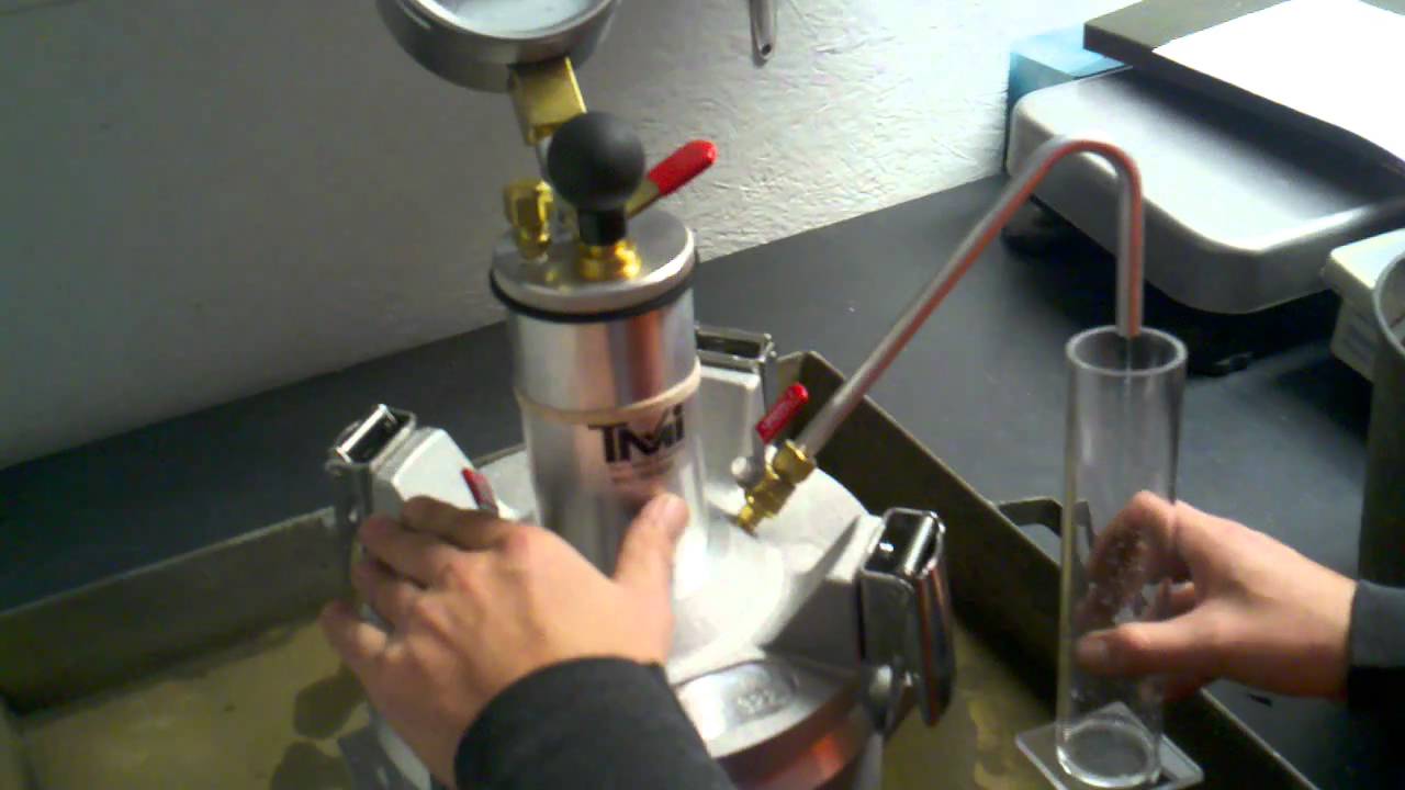 Calibrating a Test Mark Pressure Meter - YouTube