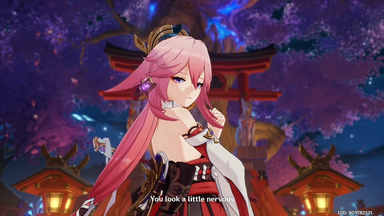 Yae Miko Story Quest Act 1 - All Cutscenes No Commentary English Dub ...