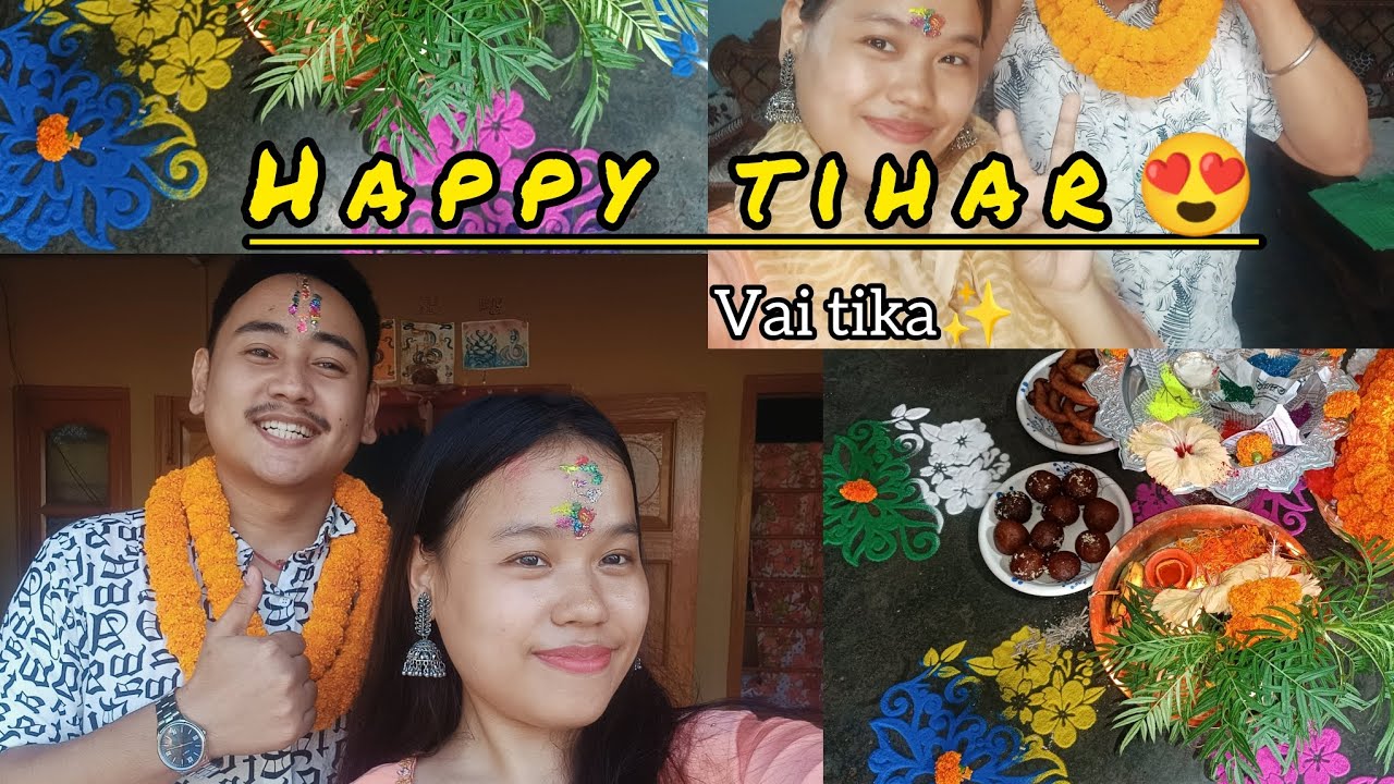 TIHAR VLOG || VAI TIKA CELEBRATION WITH BROTHERS 🥺#like #tihar #youtube ...