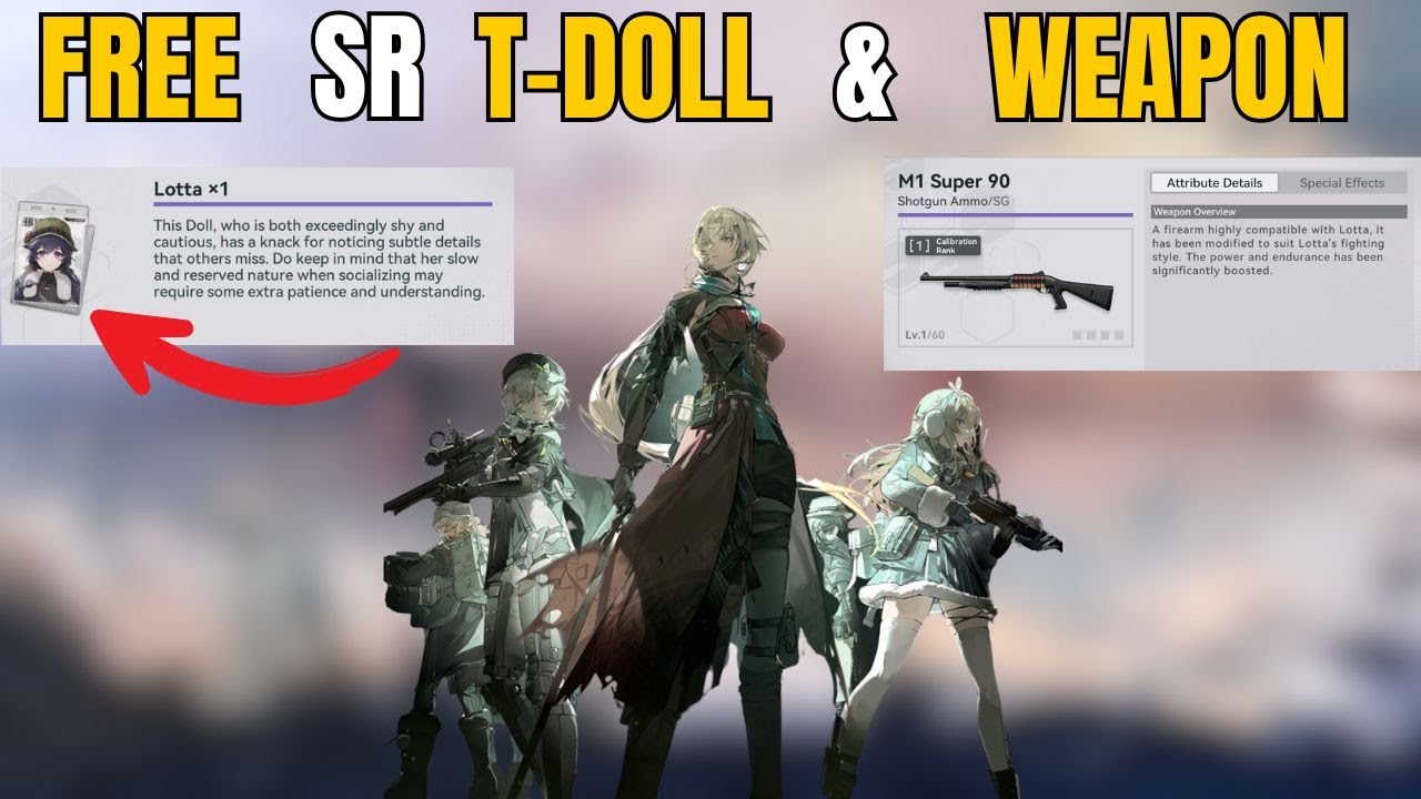 FREE SR UNIT and Weapon and More in Launch Event | Girls Frontline 2 ...