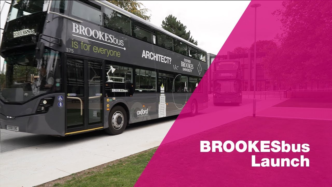 BROOKESbus Launch | Oxford Brookes University - YouTube
