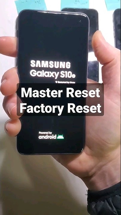 Master Reset Factory Reset Wipe & Clean Samsung Galaxy S10E in 60 seconds the Quickest Reset vid ...