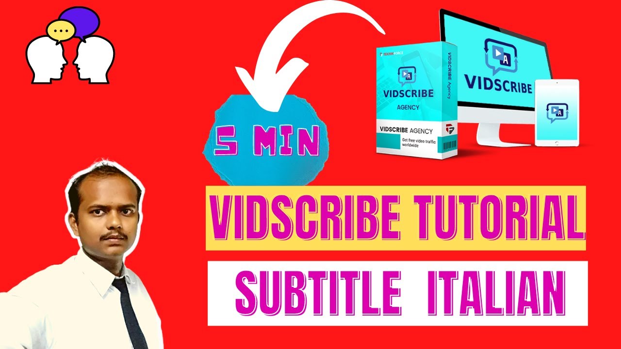 Vidscribe Tutorial |HOW TO MAKE ITAILIAN SUBTITLE| review er - YouTube