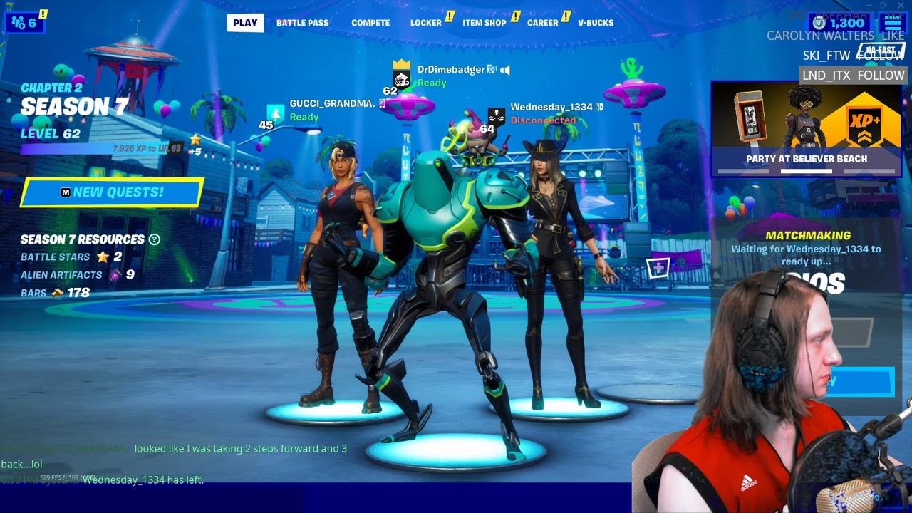 Lil bit of Fortnite with muh Lady :3 - YouTube