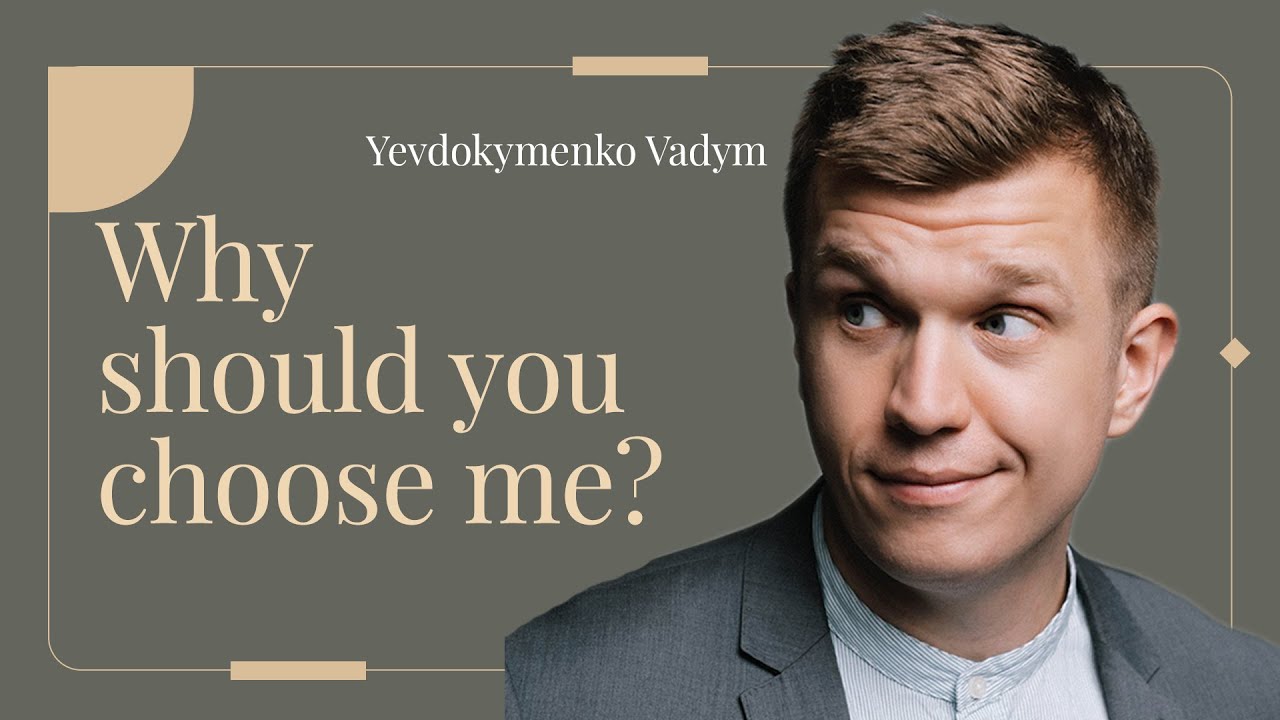 Why should you choose me? Because I'm the best (Develux production ...