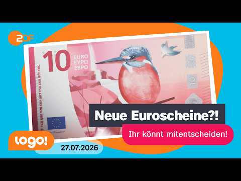 New designs on euro banknotes: What’s behind it | logo! news from 07/27/26