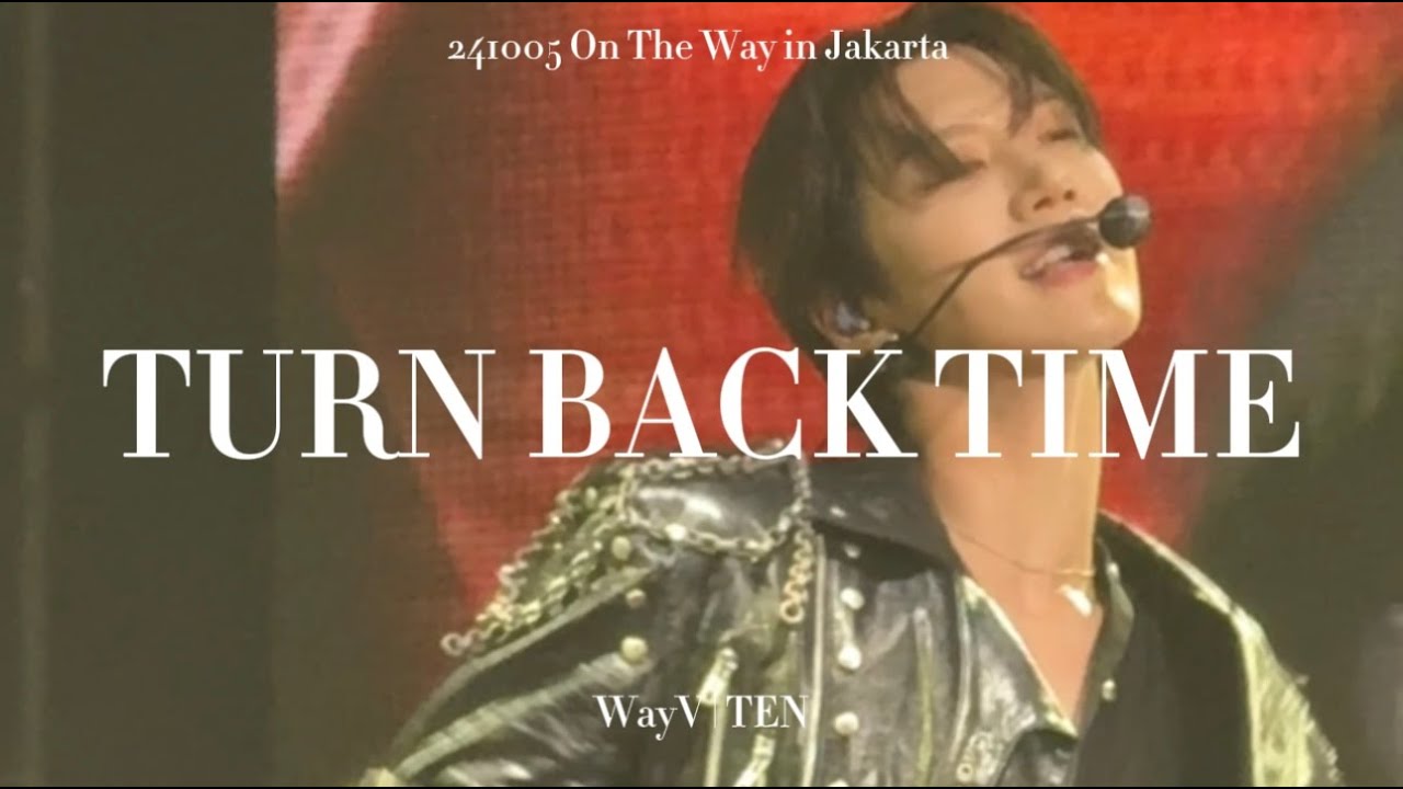 [4K][241005] On The Way in Jakarta | #威神V Turn Back Time (超时空 回) Korean ...