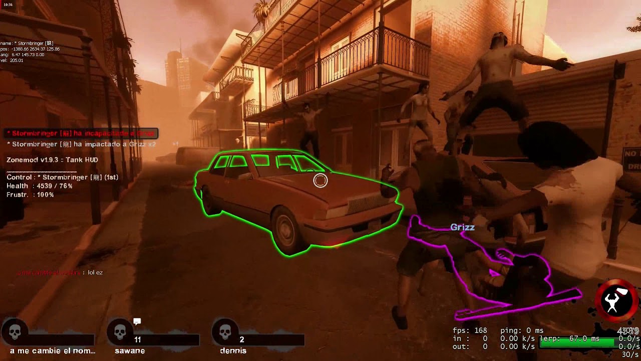 Left 4 dead 2 Tank Attacks 15 🔝 - YouTube