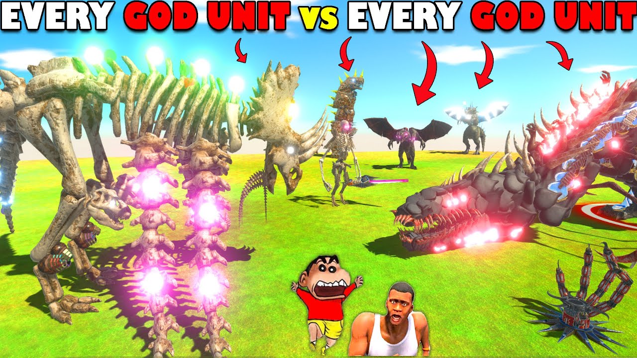 EVERY GOD UNIT vs EVERY GOD UNIT for THOR HYDRA and MECHA HYDRA and ...